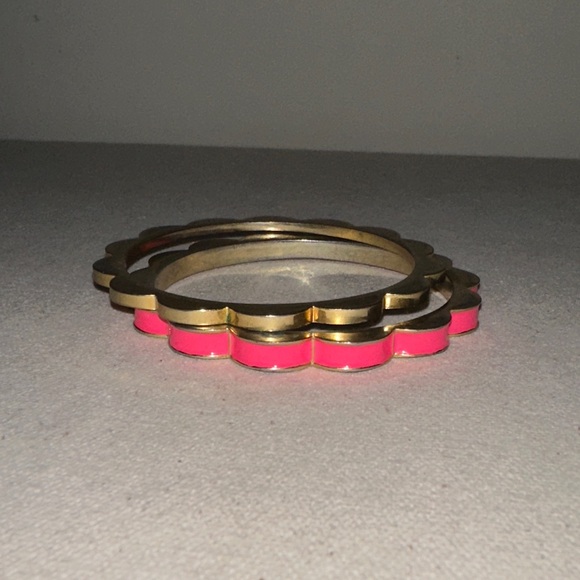 Cwonder | Jewelry | C Wonder Gold And Pink Bangle Set | Poshmark
